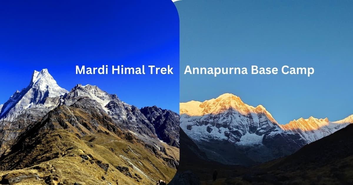 Mardi Himal Trek vs Annapurna Base Camp Trek, Comparison