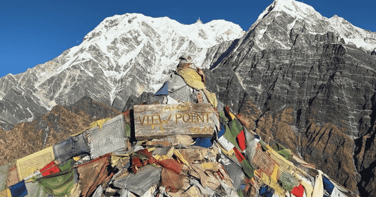 Top Viewpoints in the Annapurna to see the Himalayas